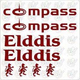 Elddis Compass Caravan Stickers - Compass Caravan Decals