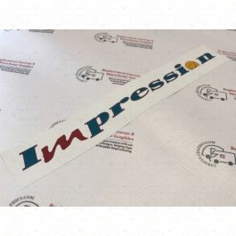 Abbey Impression Sticker Graphic | CaravanGraphics.com